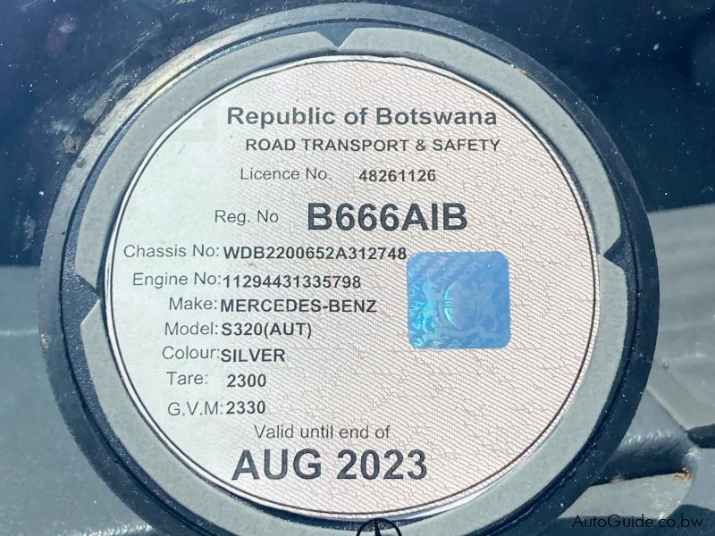 Used Mercedes-Benz S320 | 2002 S320 for sale | Gaborone Mercedes-Benz ...